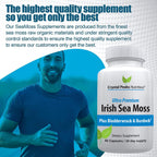 Bladderwrack and burdock root capsules