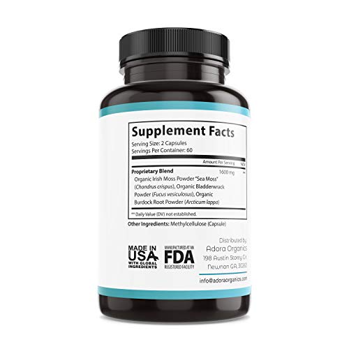 bladderwrack and burdock supplements