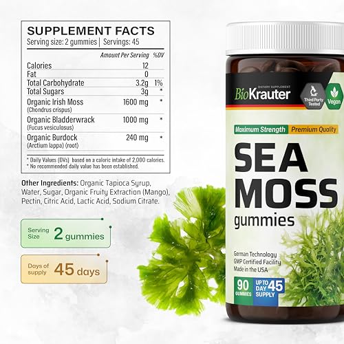 bladderwrack benefits in sea moss gummies