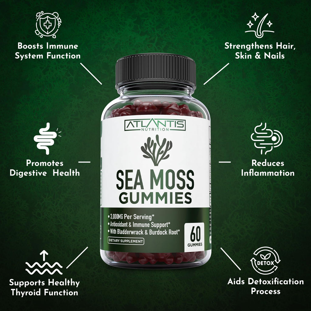 Bladderwrack benefits in sea moss gummies