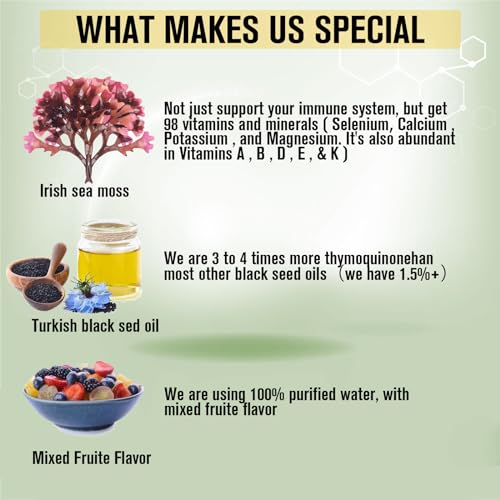 blend of sea moss and herbs