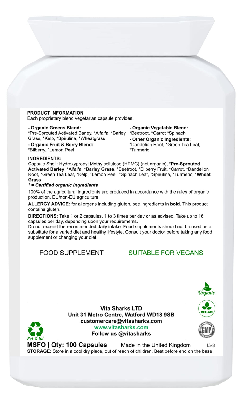 blended supplements for active lifestyles