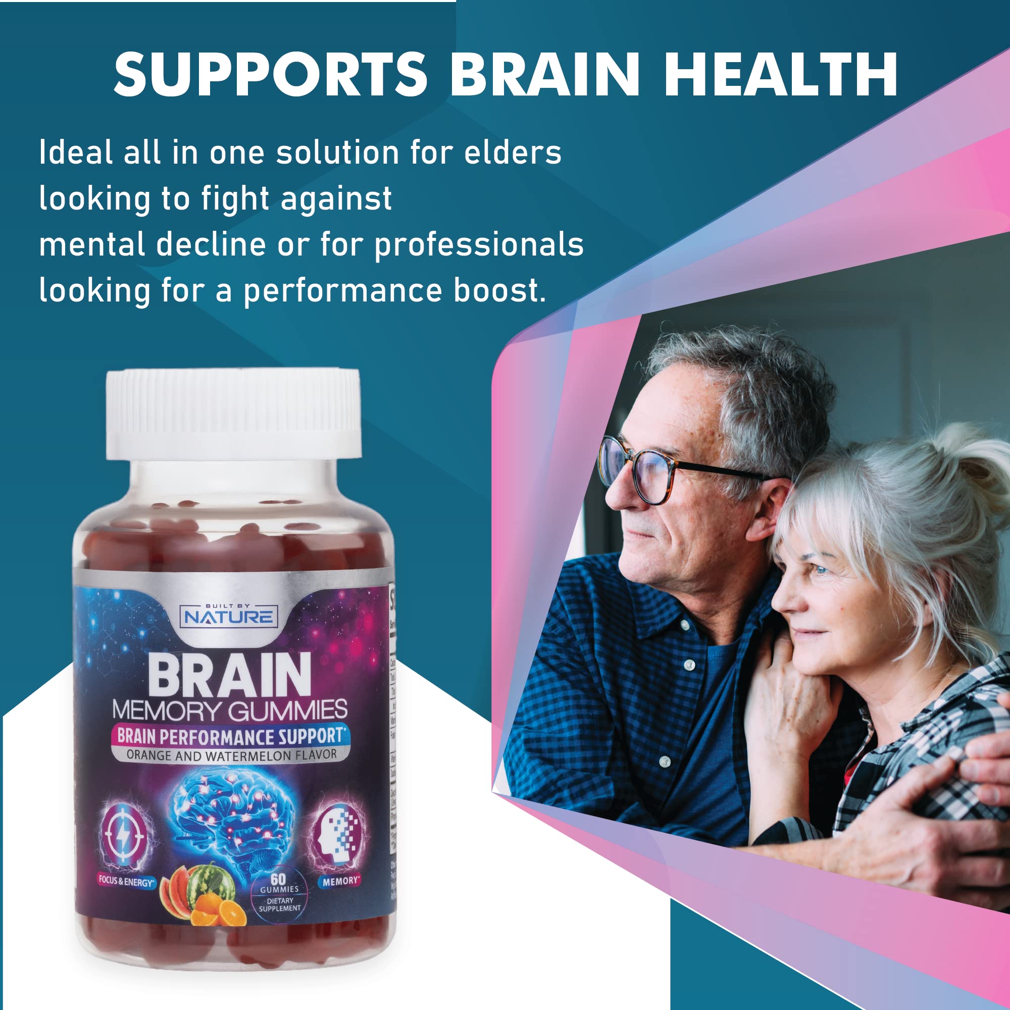 Blended supplements for brain health