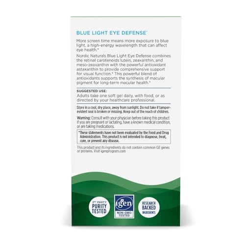 blended supplements for clear vision