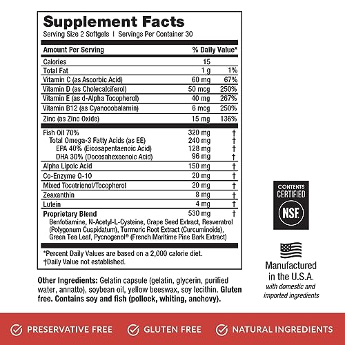 blended supplements for clearer vision