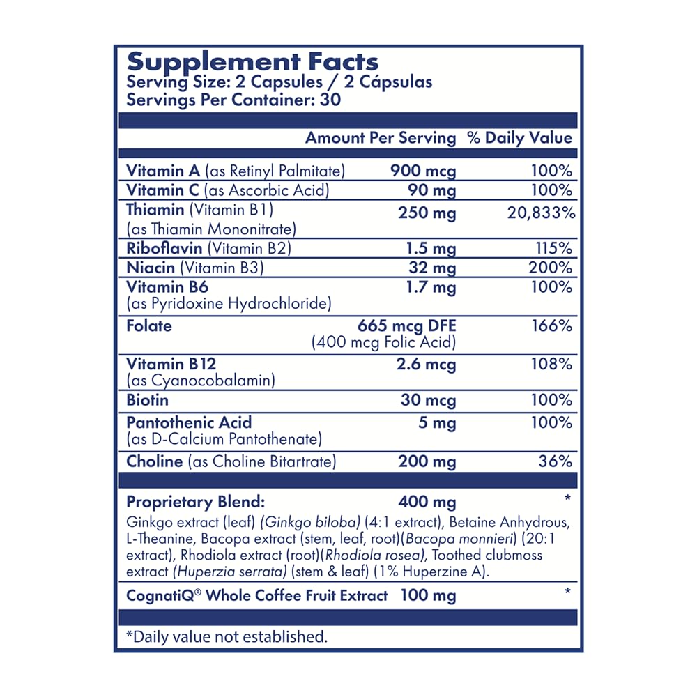 blended supplements for cognitive health