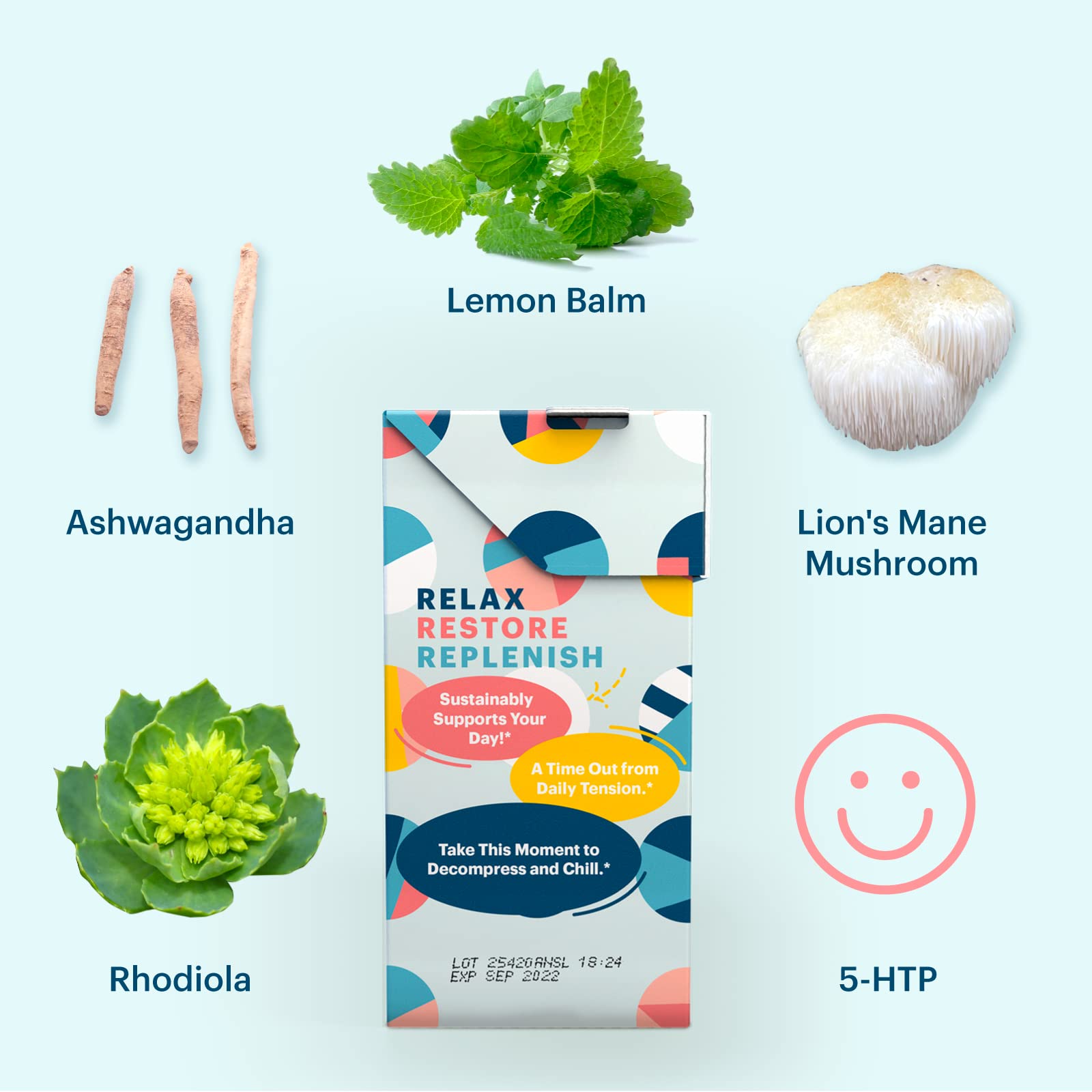 blended supplements for daily stress management