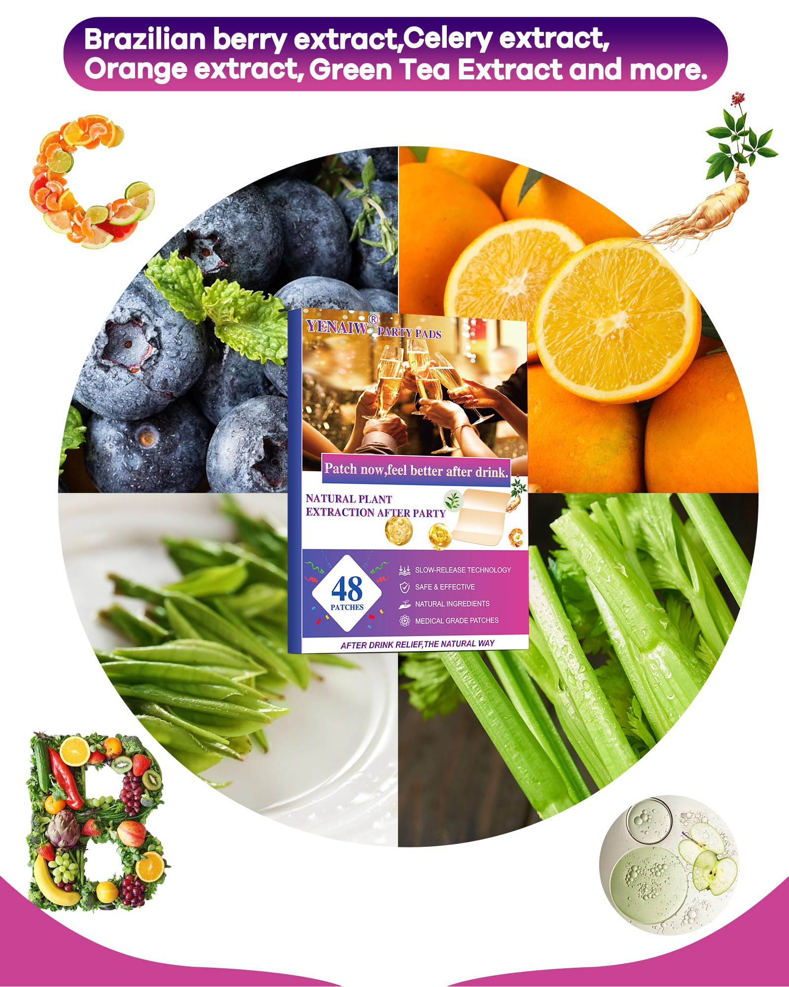 Blended supplements for easy recovery