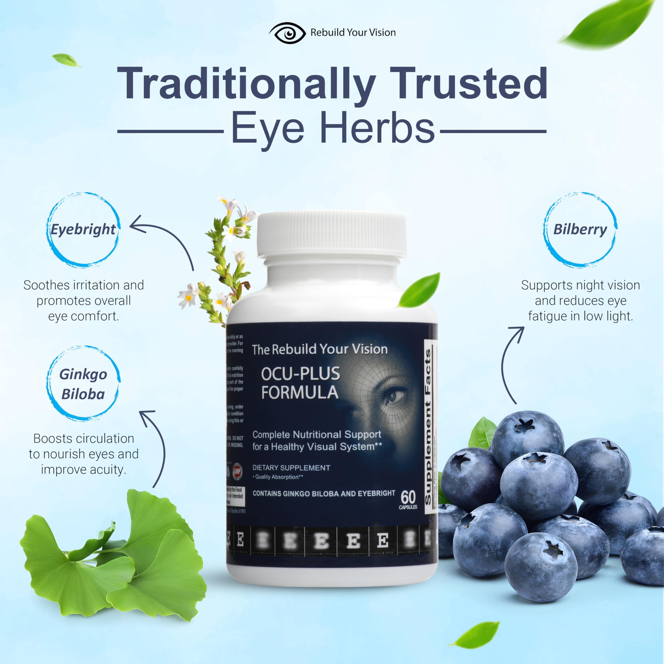 blended supplements for eye clarity