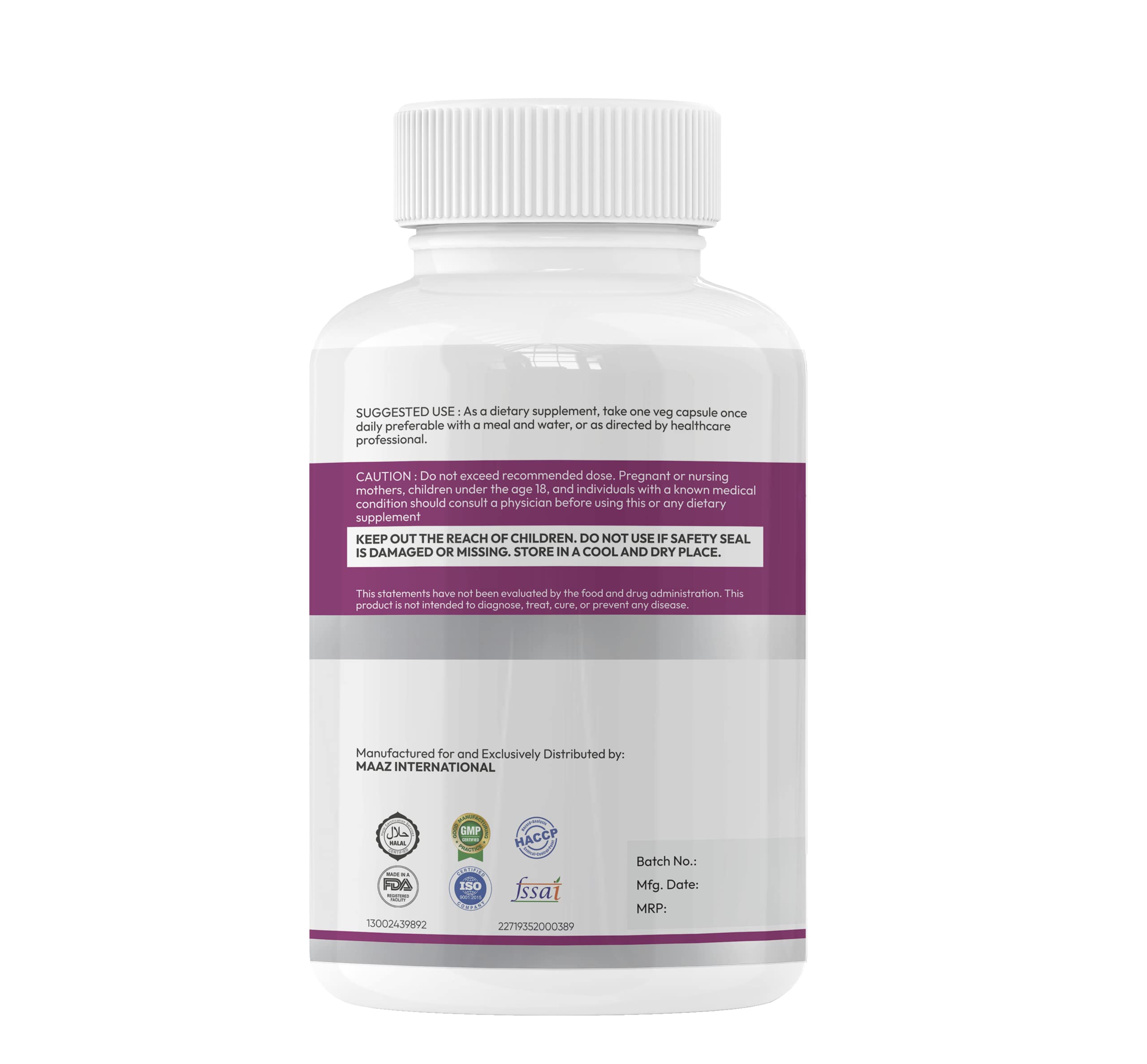 Blended supplements for fuller bust