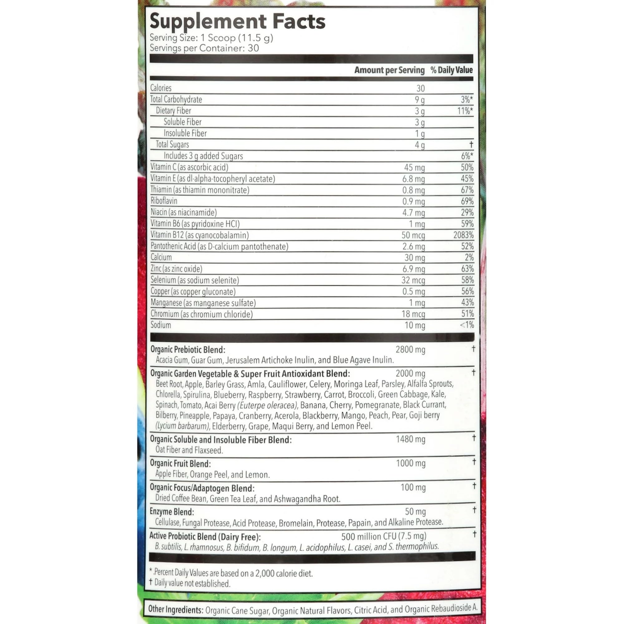 blended supplements for immune health
