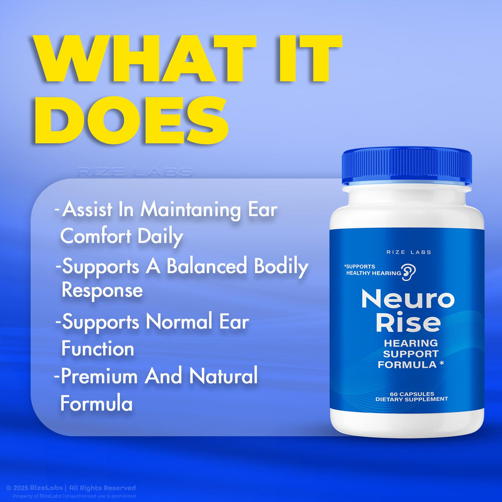 blended supplements for optimal ear health