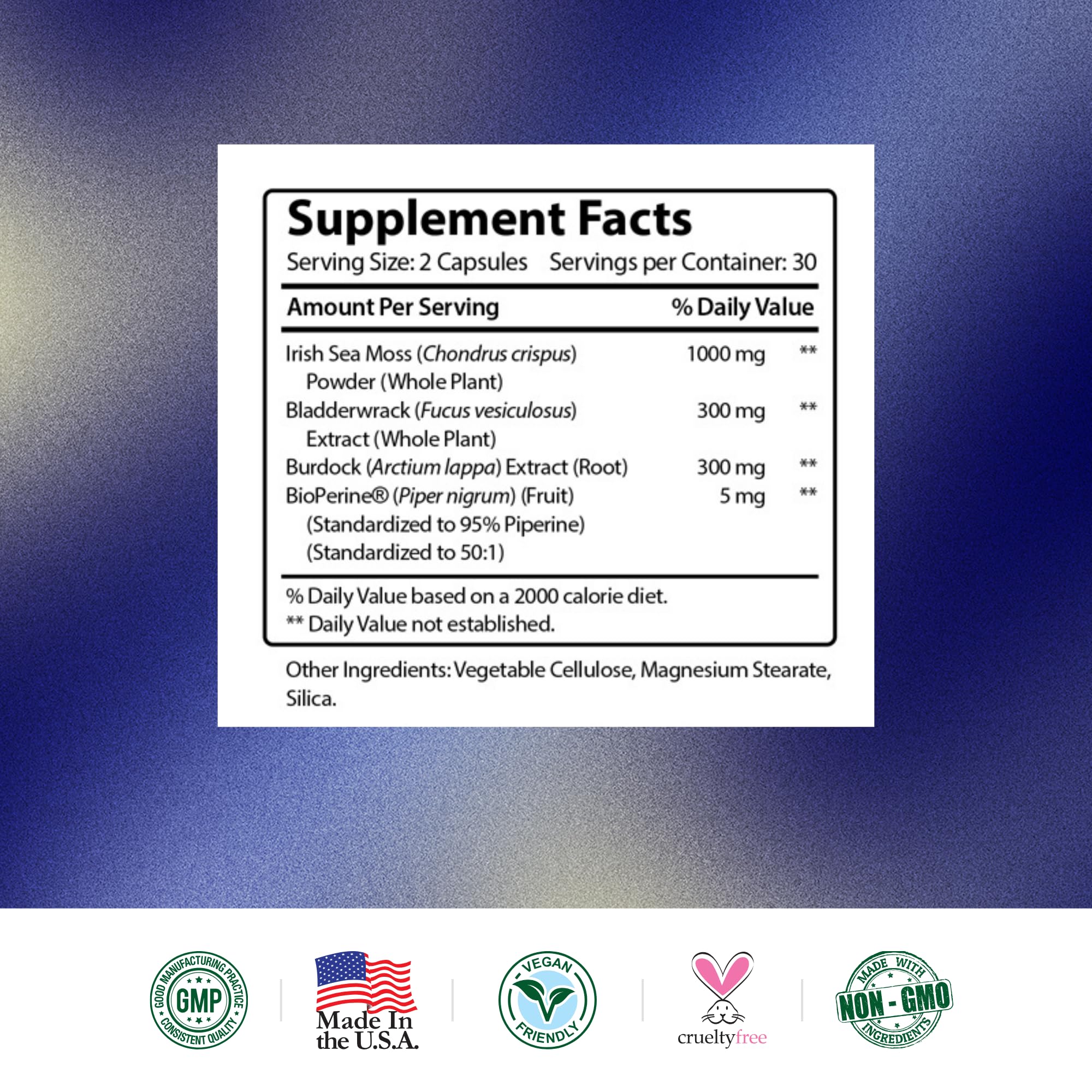 Blended supplements for overall wellness