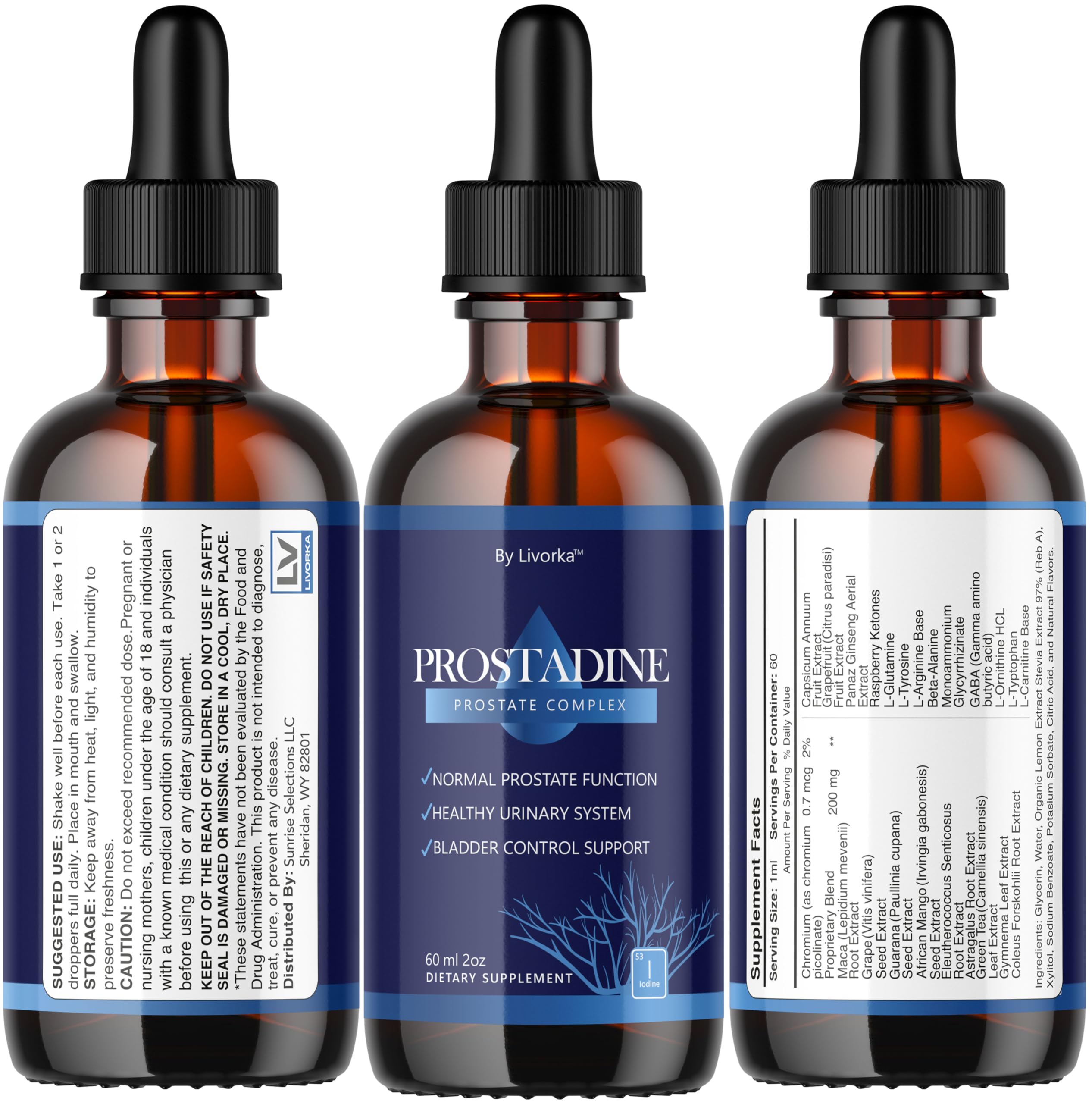 Blended supplements for prostate support