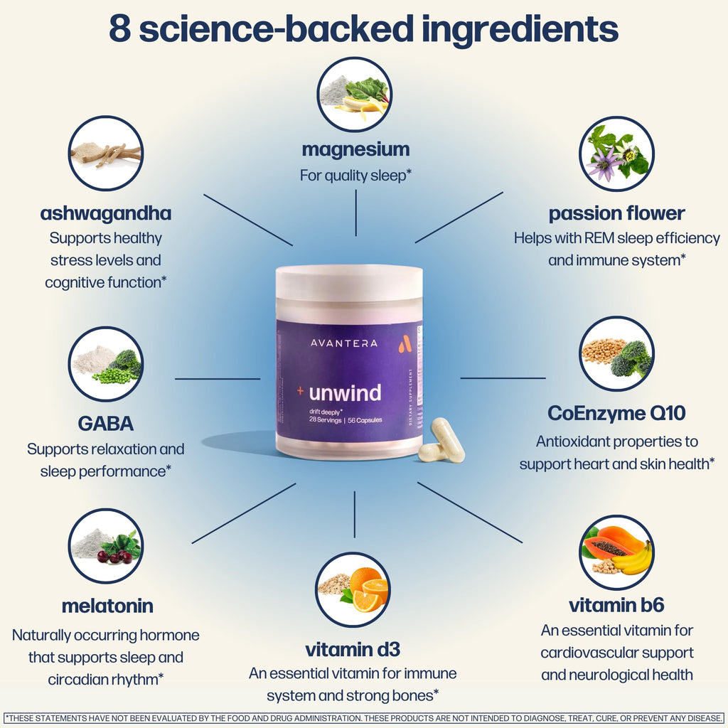 blended supplements for restful nights