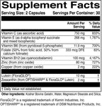 blended vitamin a capsules for eye health