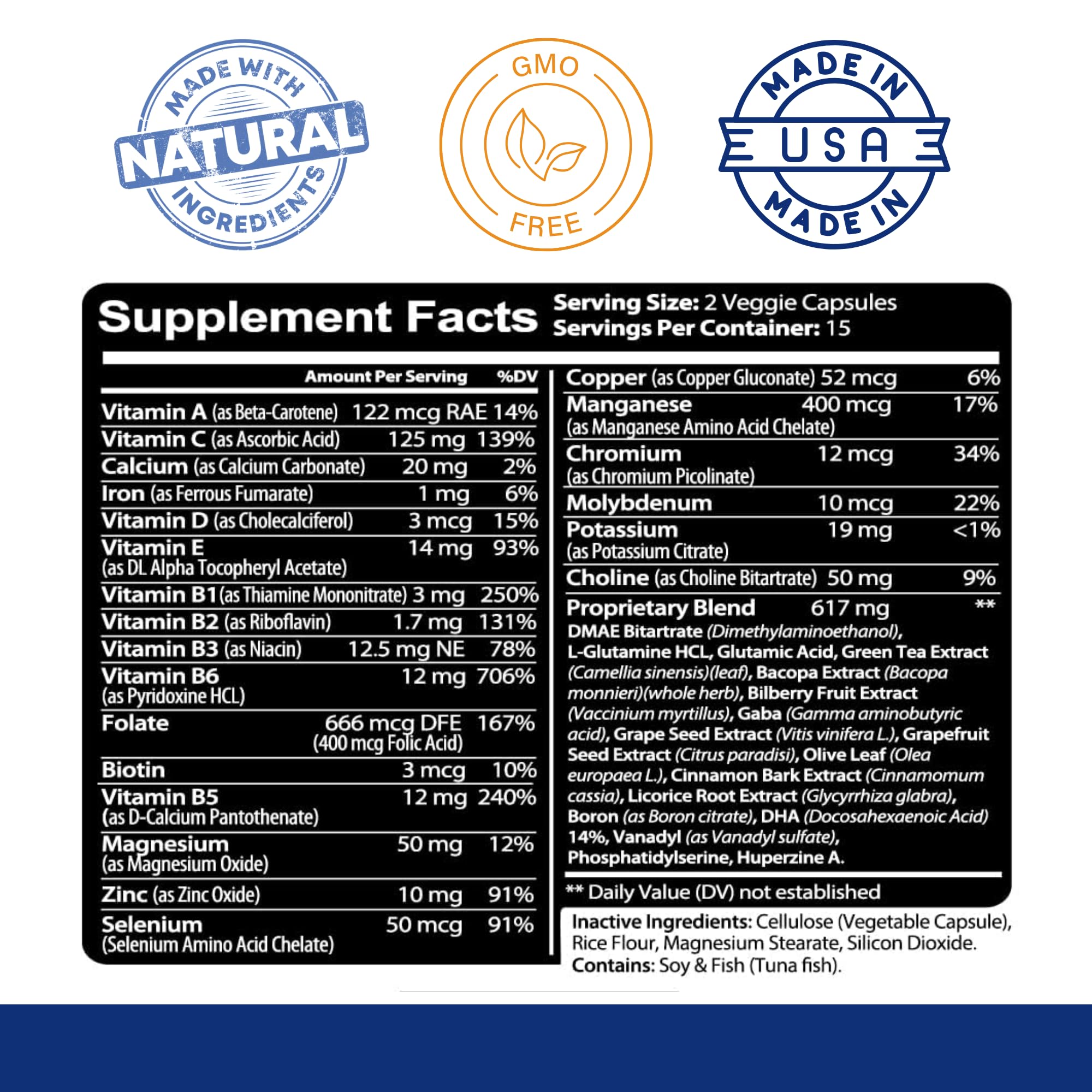 blended vitamin and mineral benefits