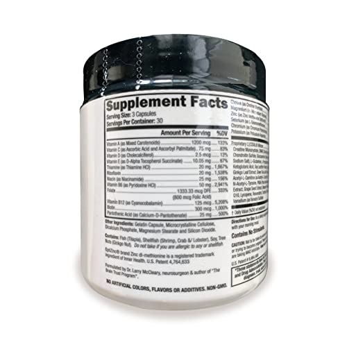 blended vitamin and mineral brain support