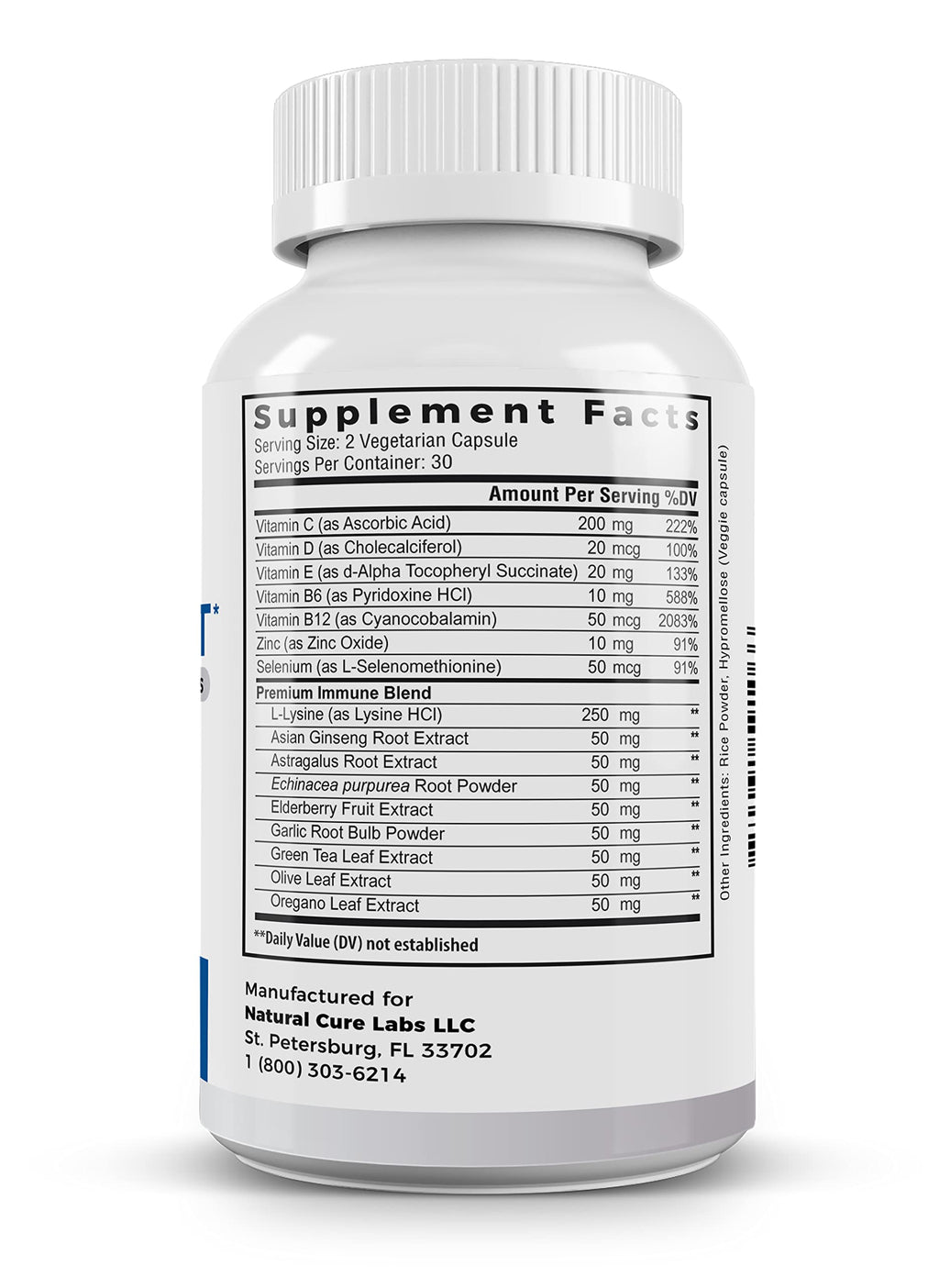 blended vitamin and mineral capsules for vitality
