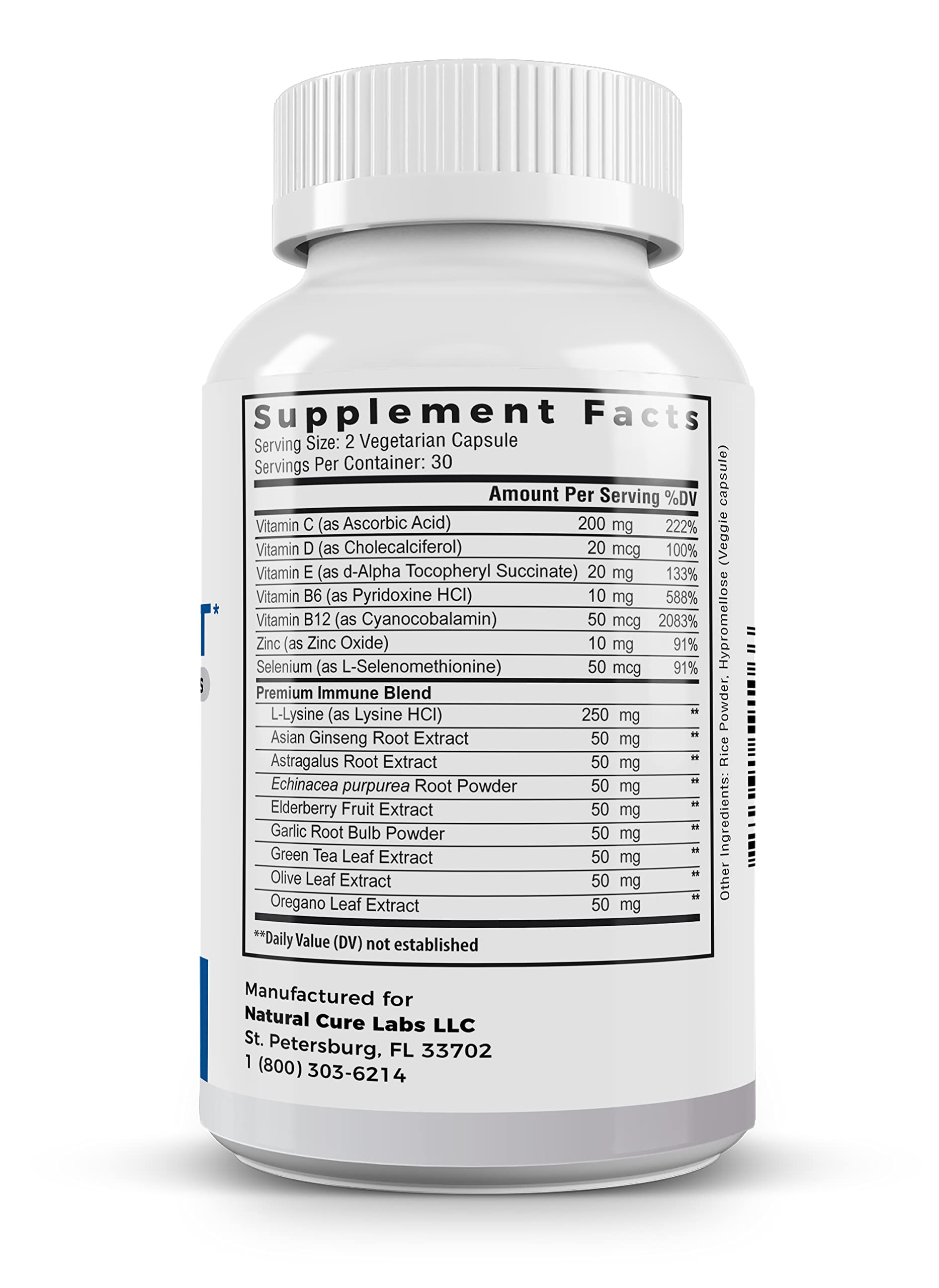 blended vitamin and mineral capsules for vitality