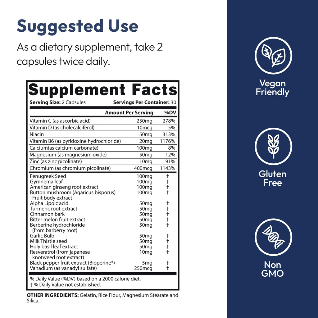 blended vitamin and mineral capsules pack
