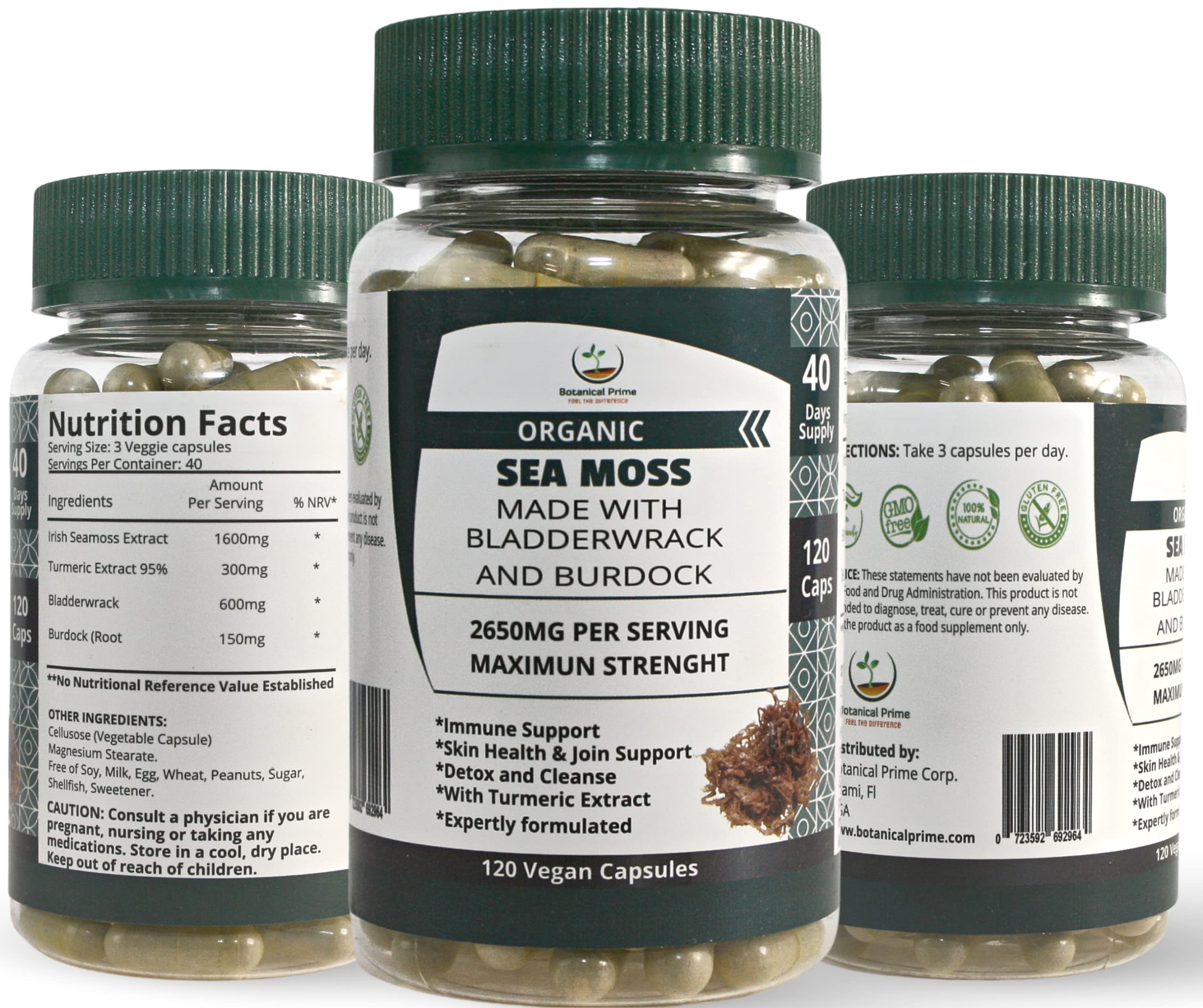 blended vitamin and mineral capsules
