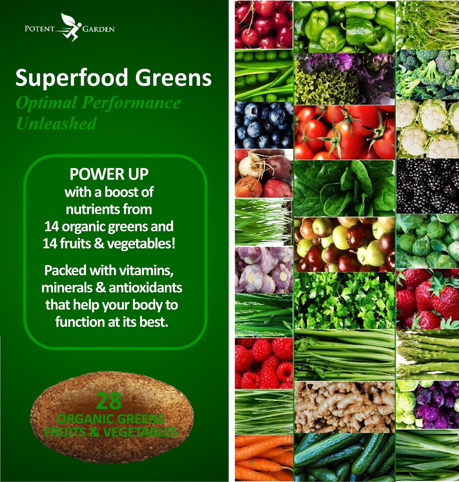 blended vitamin and mineral capsules