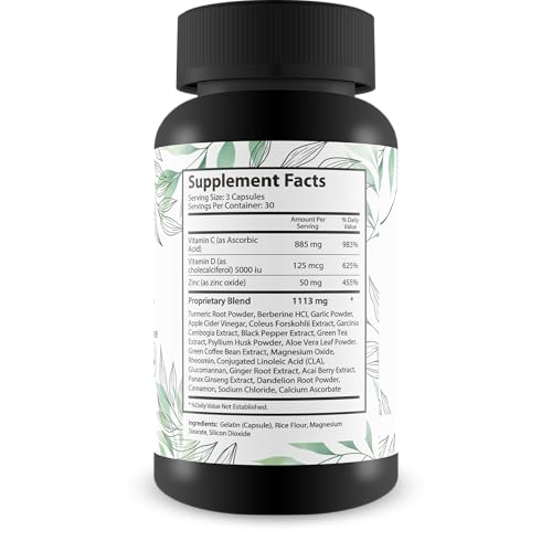 Blended vitamin and mineral capsules