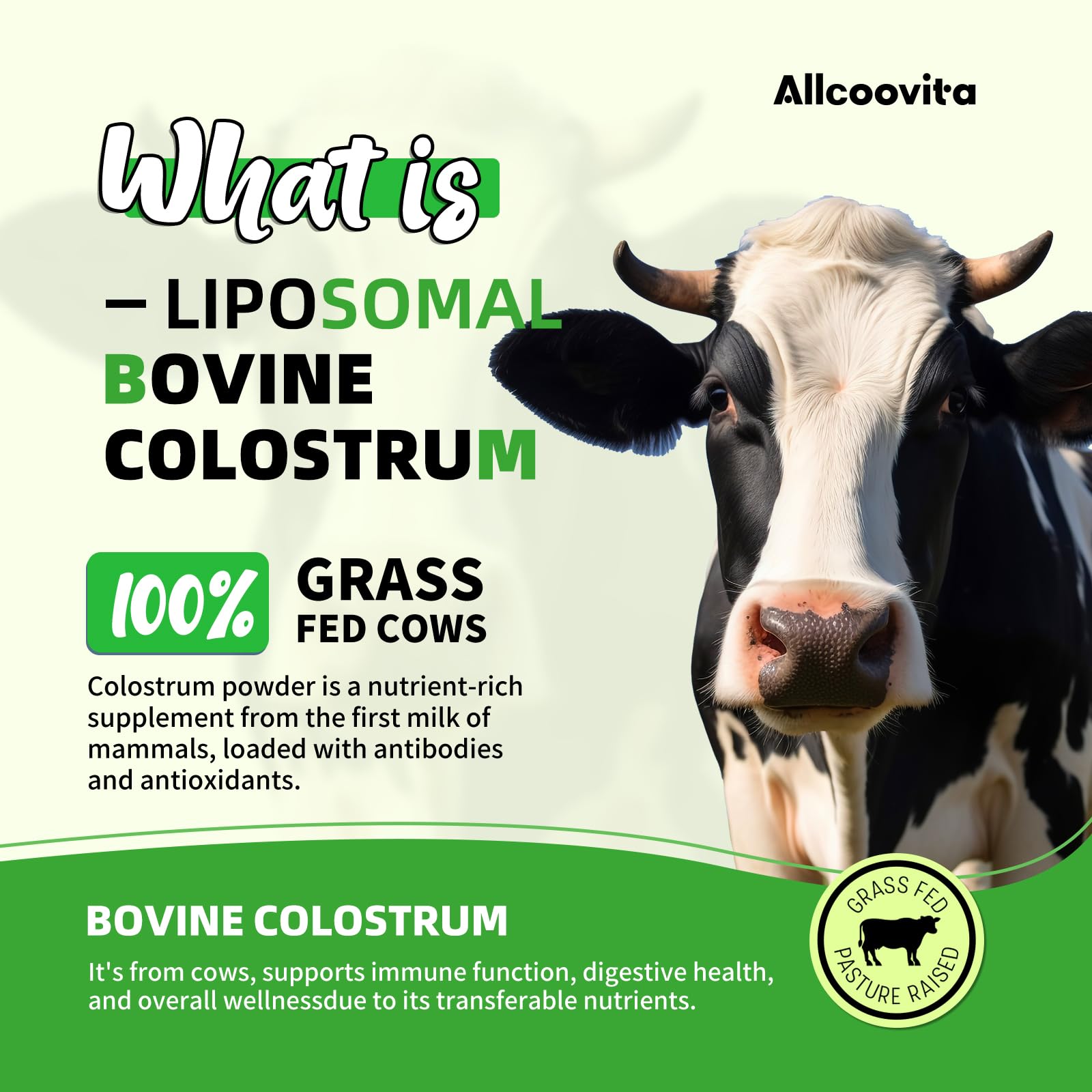 blended vitamin and mineral colostrum