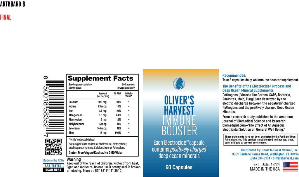 blended vitamin and mineral health boost