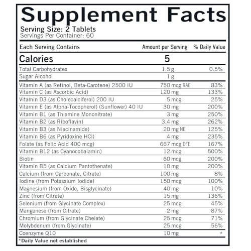 blended vitamin and mineral supplement