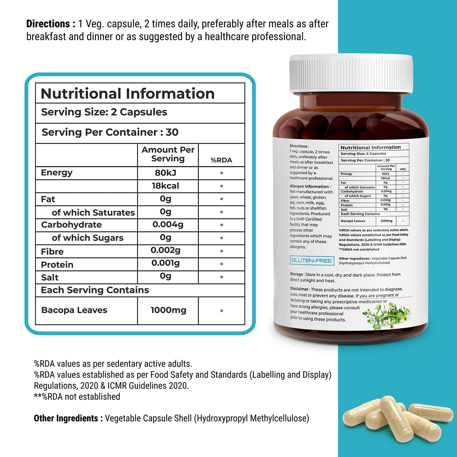 blended vitamin and mineral supplements for focus