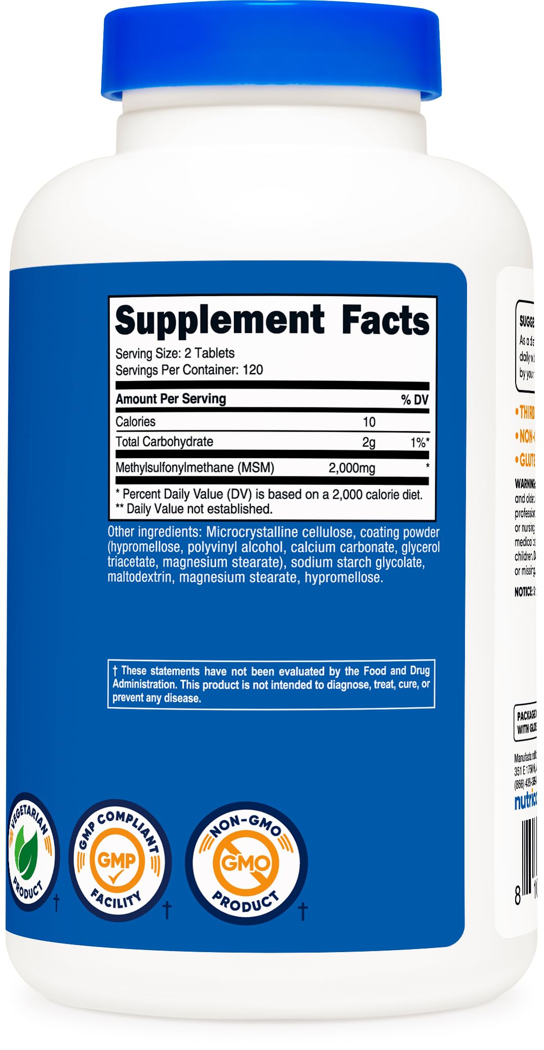 Blended vitamin and mineral support formula