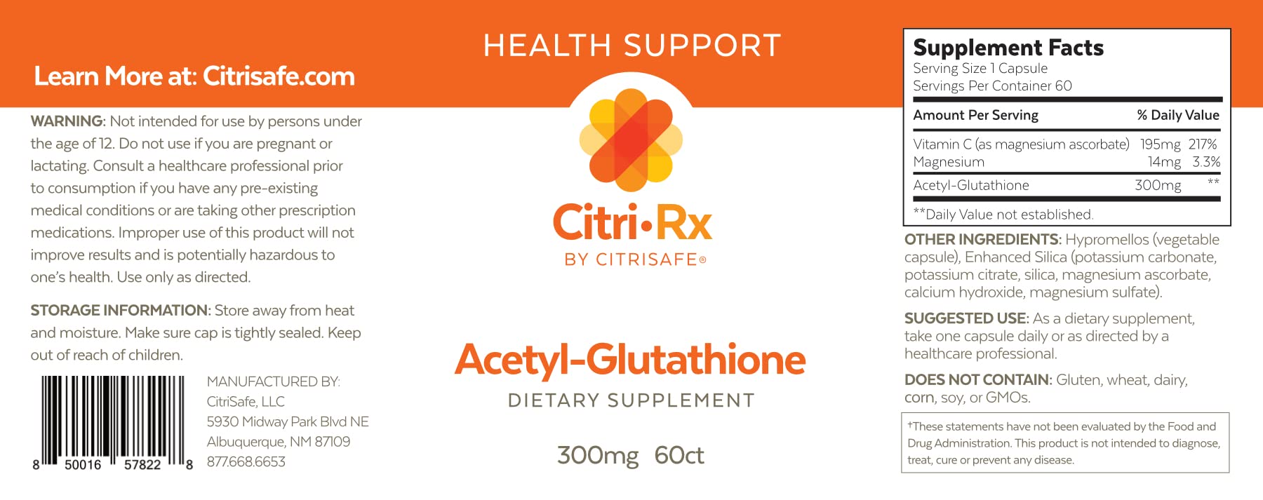 blended vitamin and mineral support