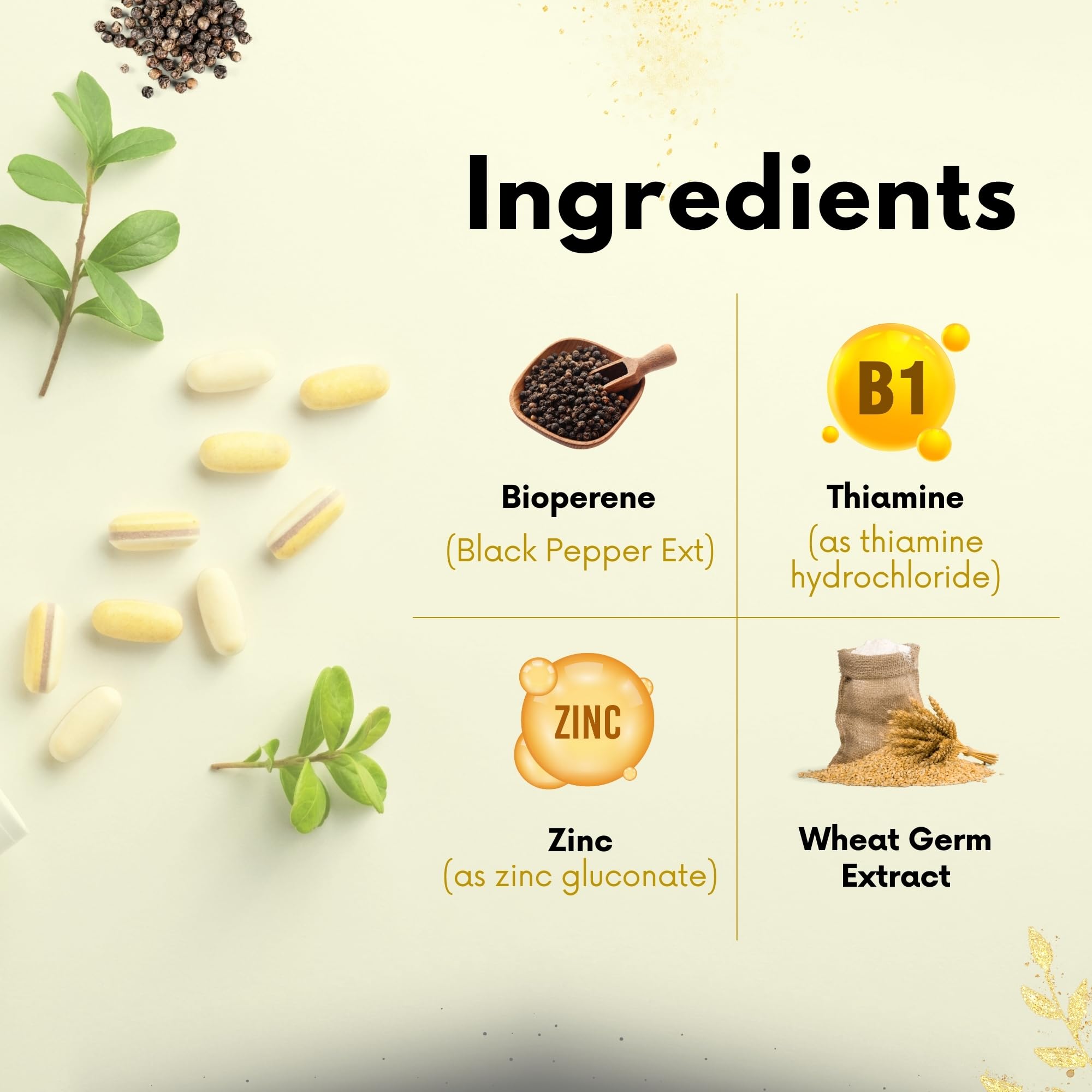 Blended vitamin and mineral support