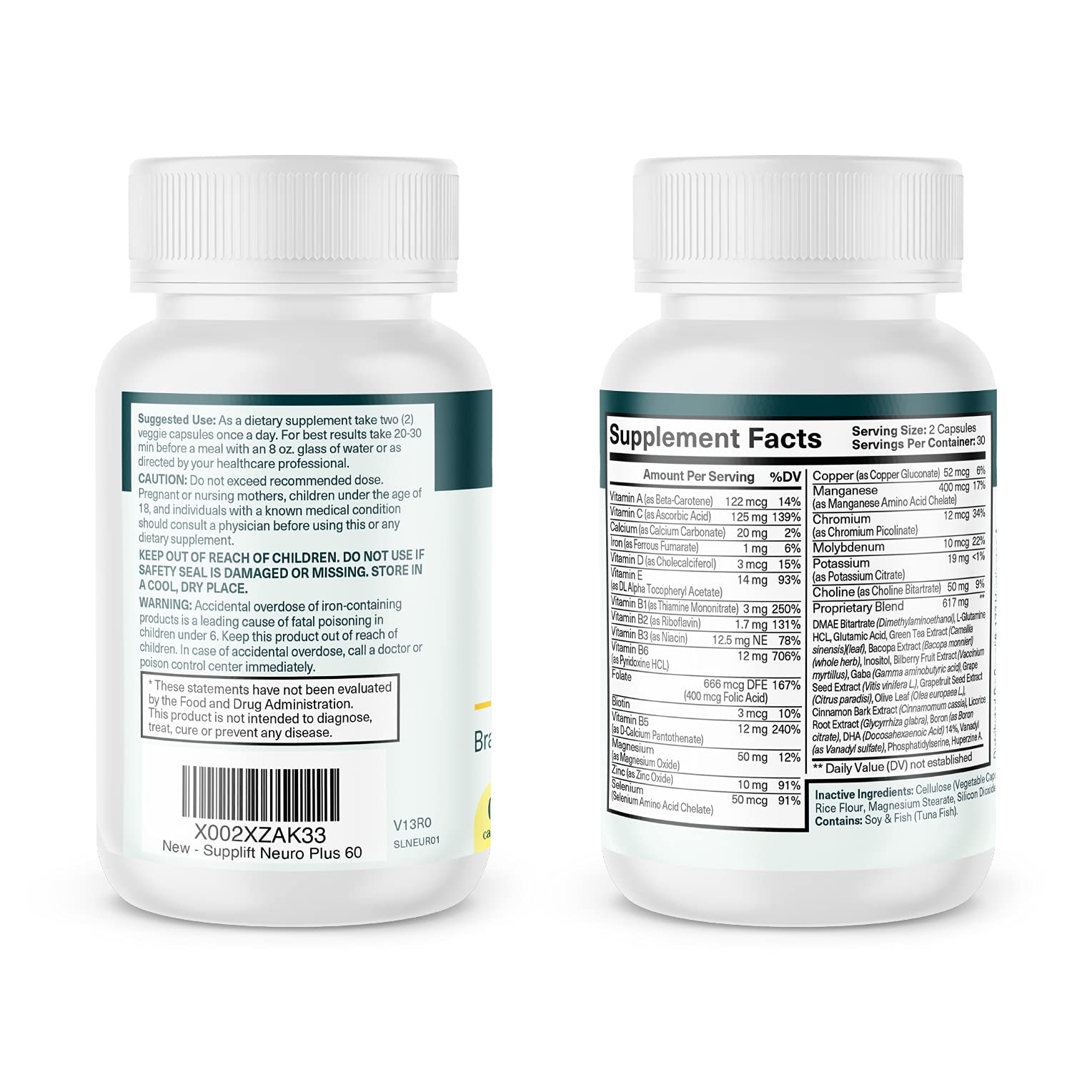 blended vitamin and mineral support