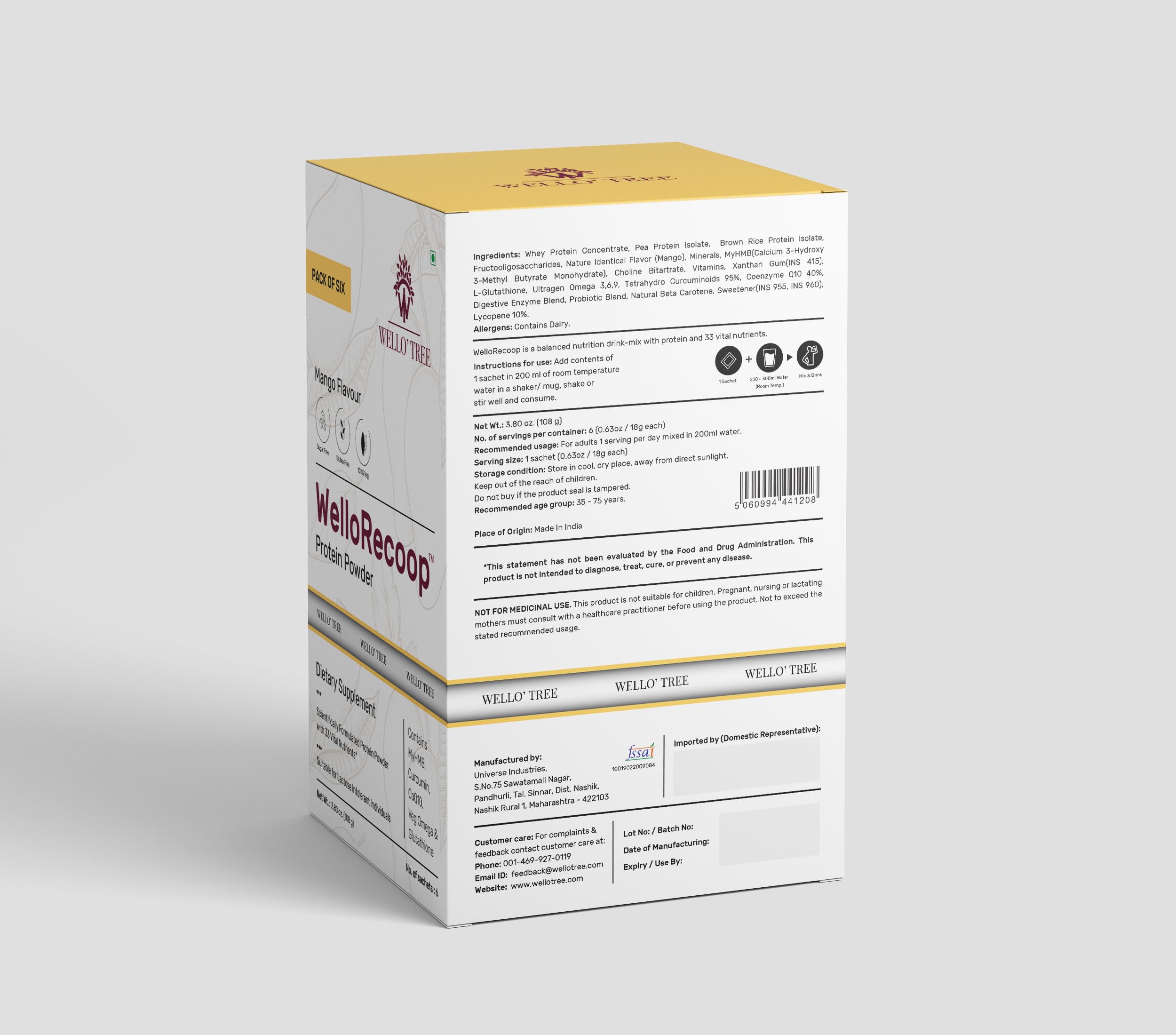 blended vitamin and mineral support