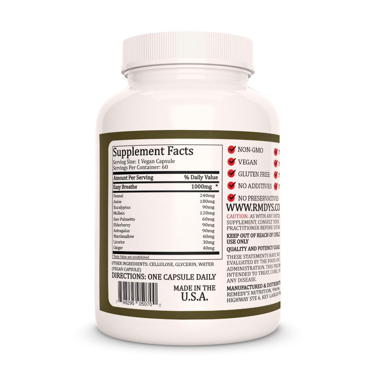 blended vitamin and mineral support