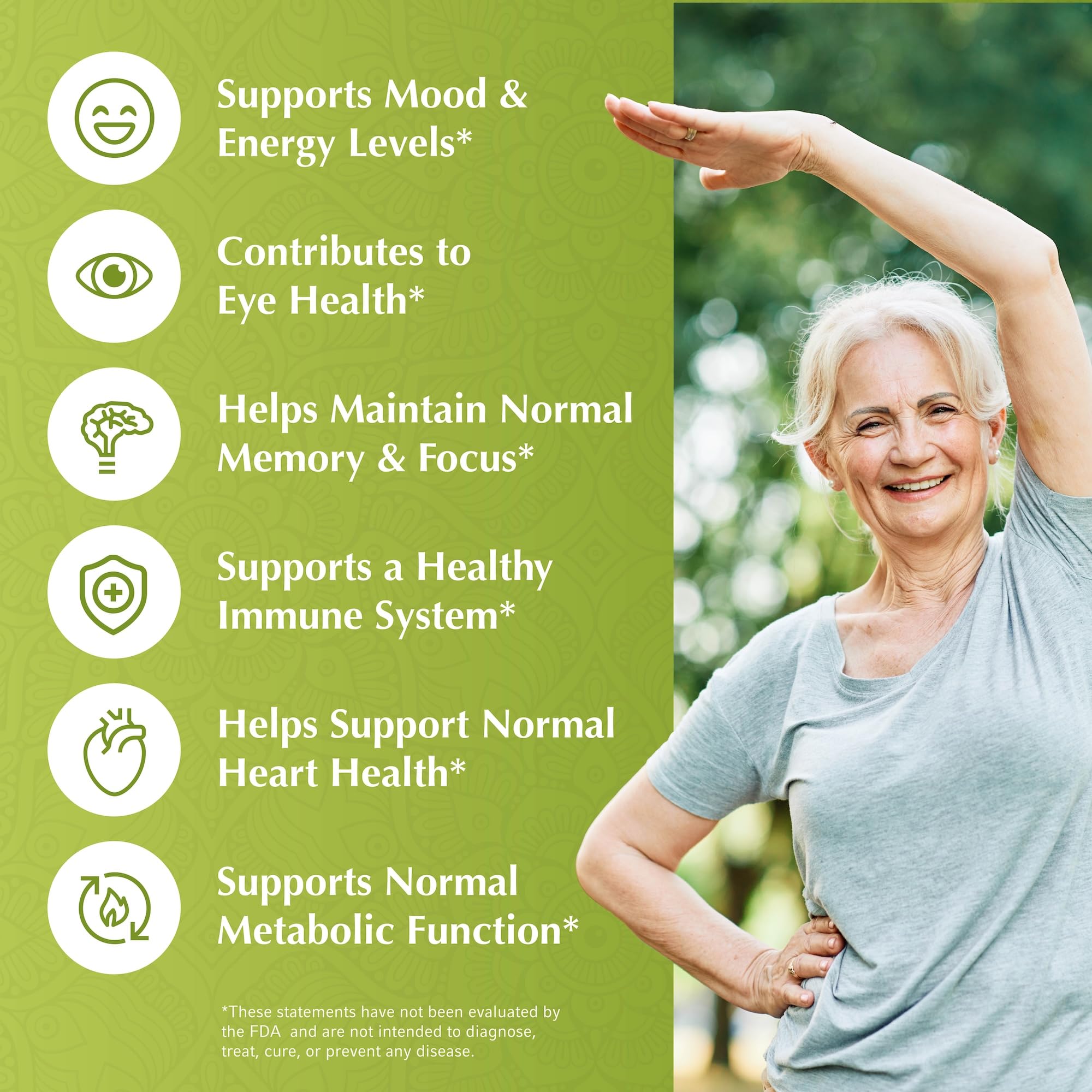 blended vitamin and mineral support