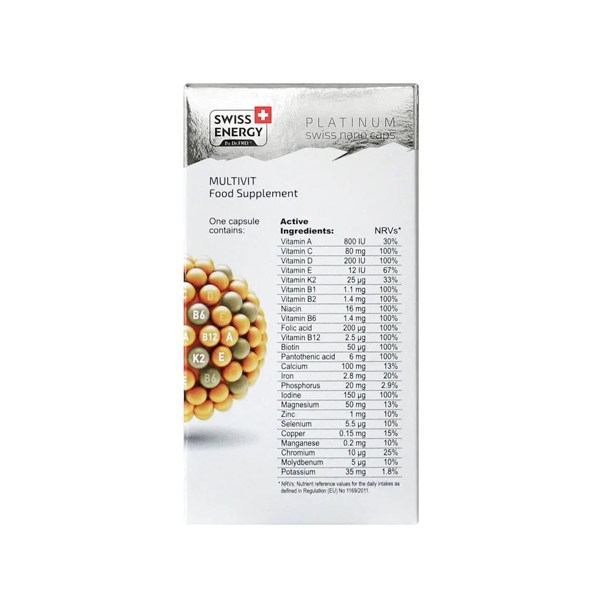 blended vitamin capsules for adults