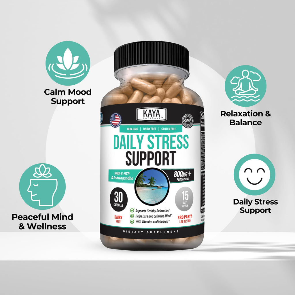 blended vitamin capsules for calmness