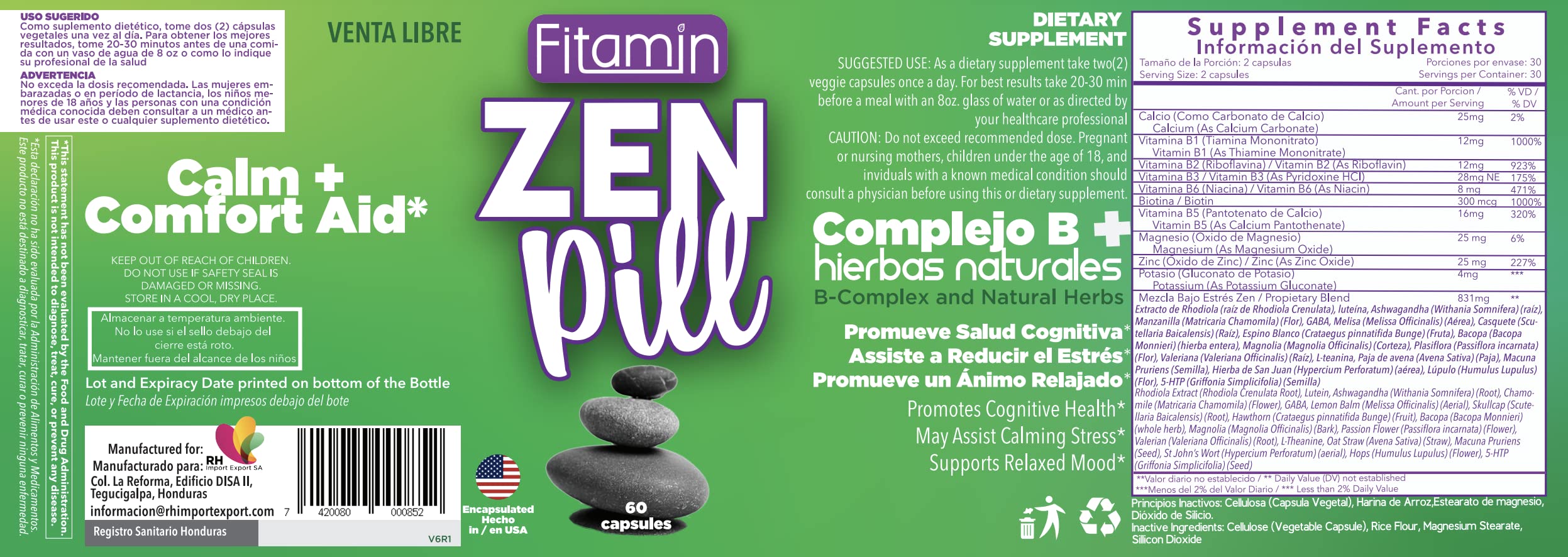 blended vitamin capsules for daily wellness