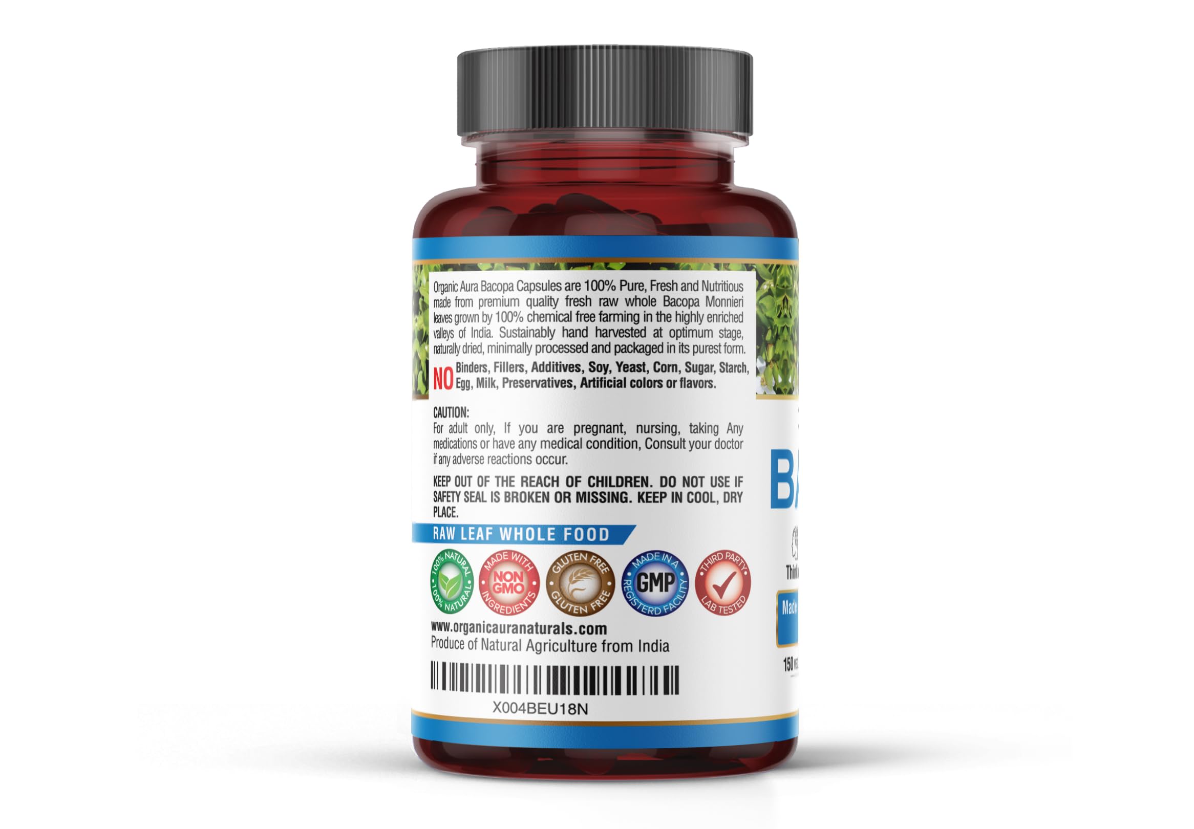 Blended vitamin capsules for memory support