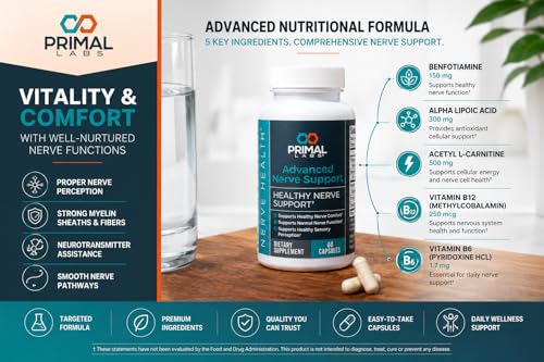 blended vitamin capsules for nerve care