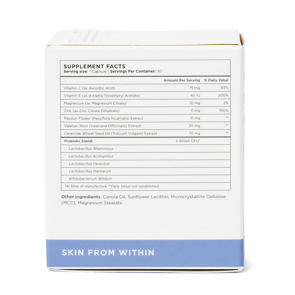 blended vitamin capsules for skin clarity