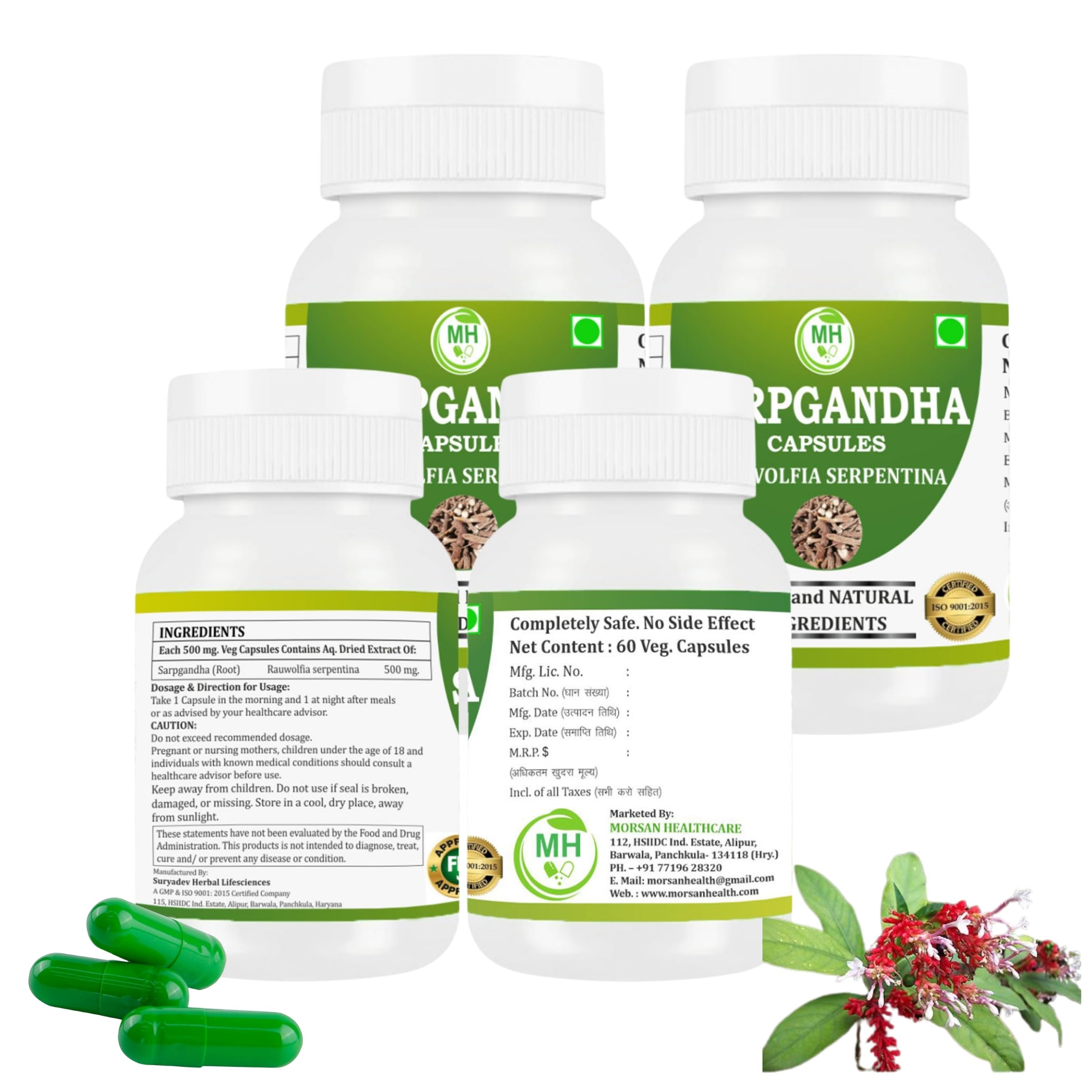 Blended vitamin capsules for vitality