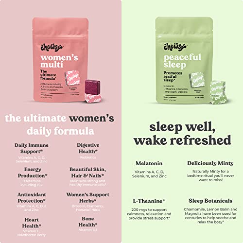 blended vitamin chews for better sleep