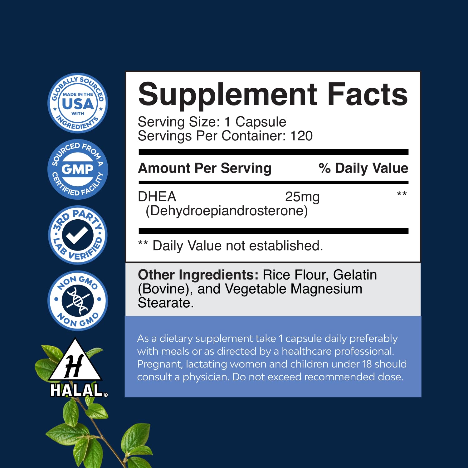 blended vitamin DHEA for immunity