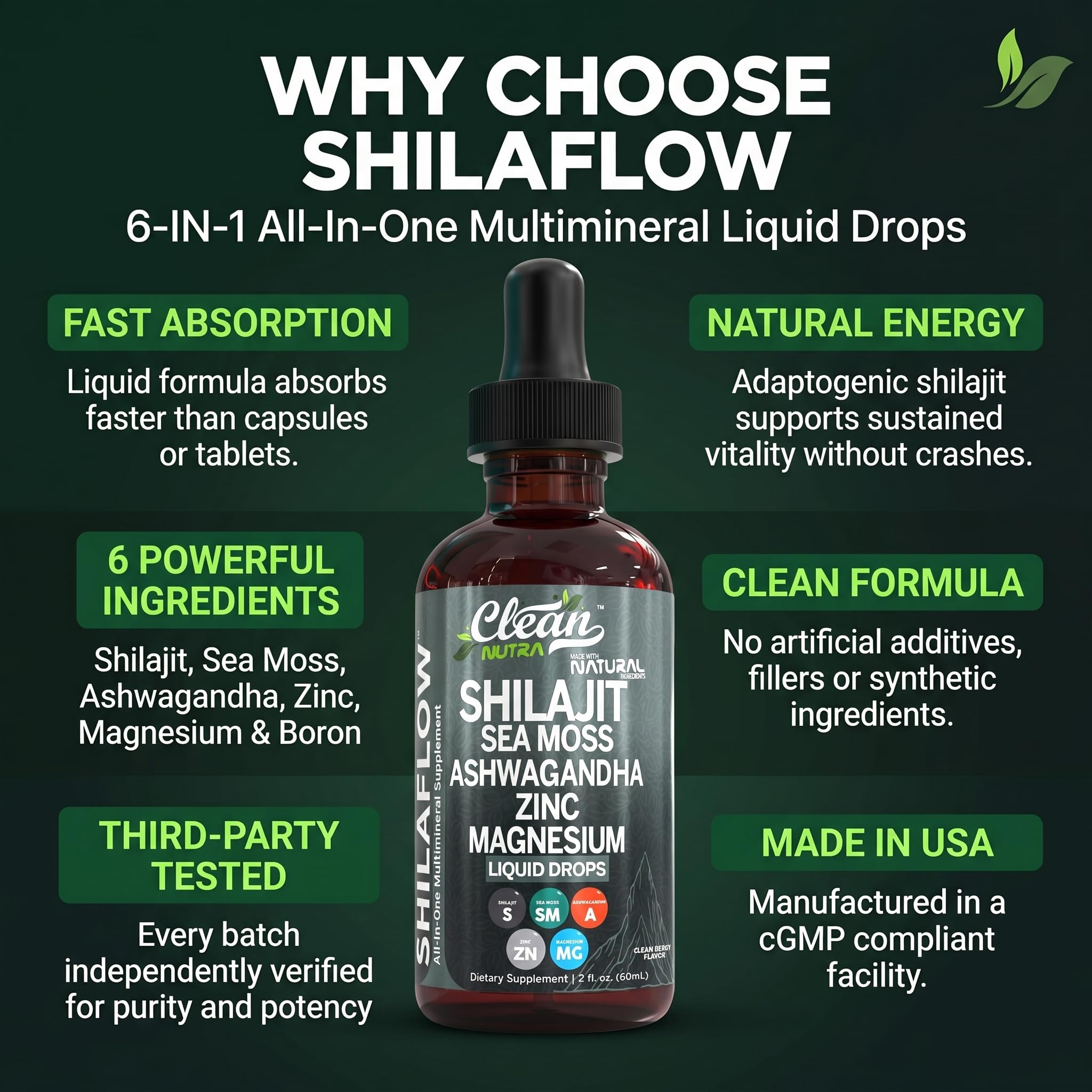 blended vitamin drops for energy boost