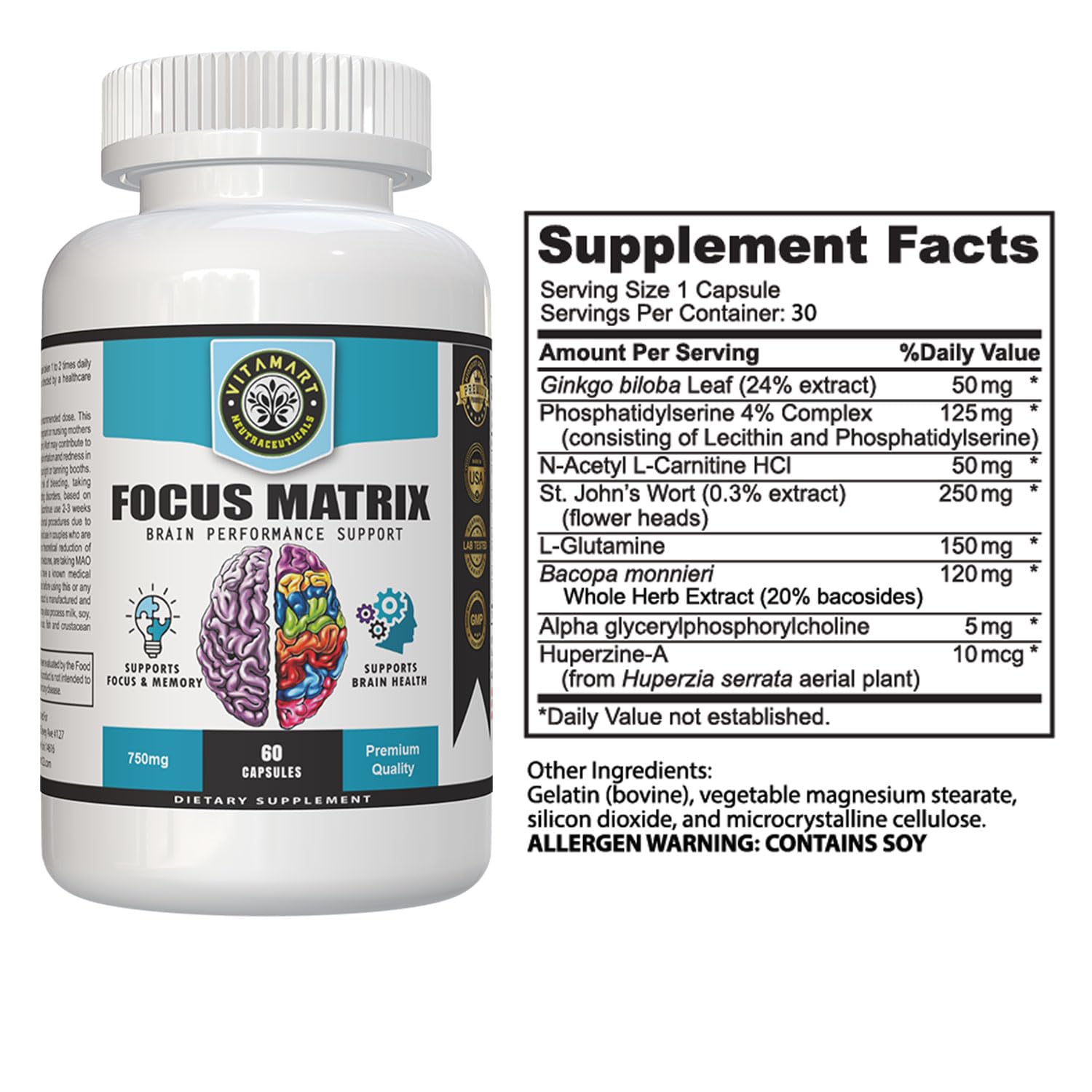blended vitamin for better concentration